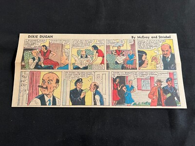 #08 DIXIE DUGAN by McEvoy & Striebel Sunday Third Page Strip December 4 ...