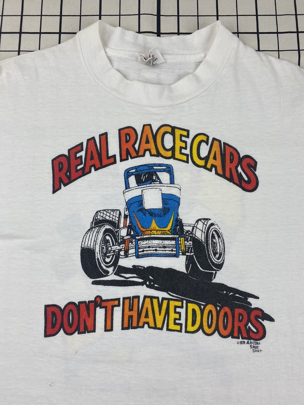 VINTAGE 1978 CRA CALIFORNIA RACING ASSOCIATION T SHIRT HANES SPRINT CAR ...