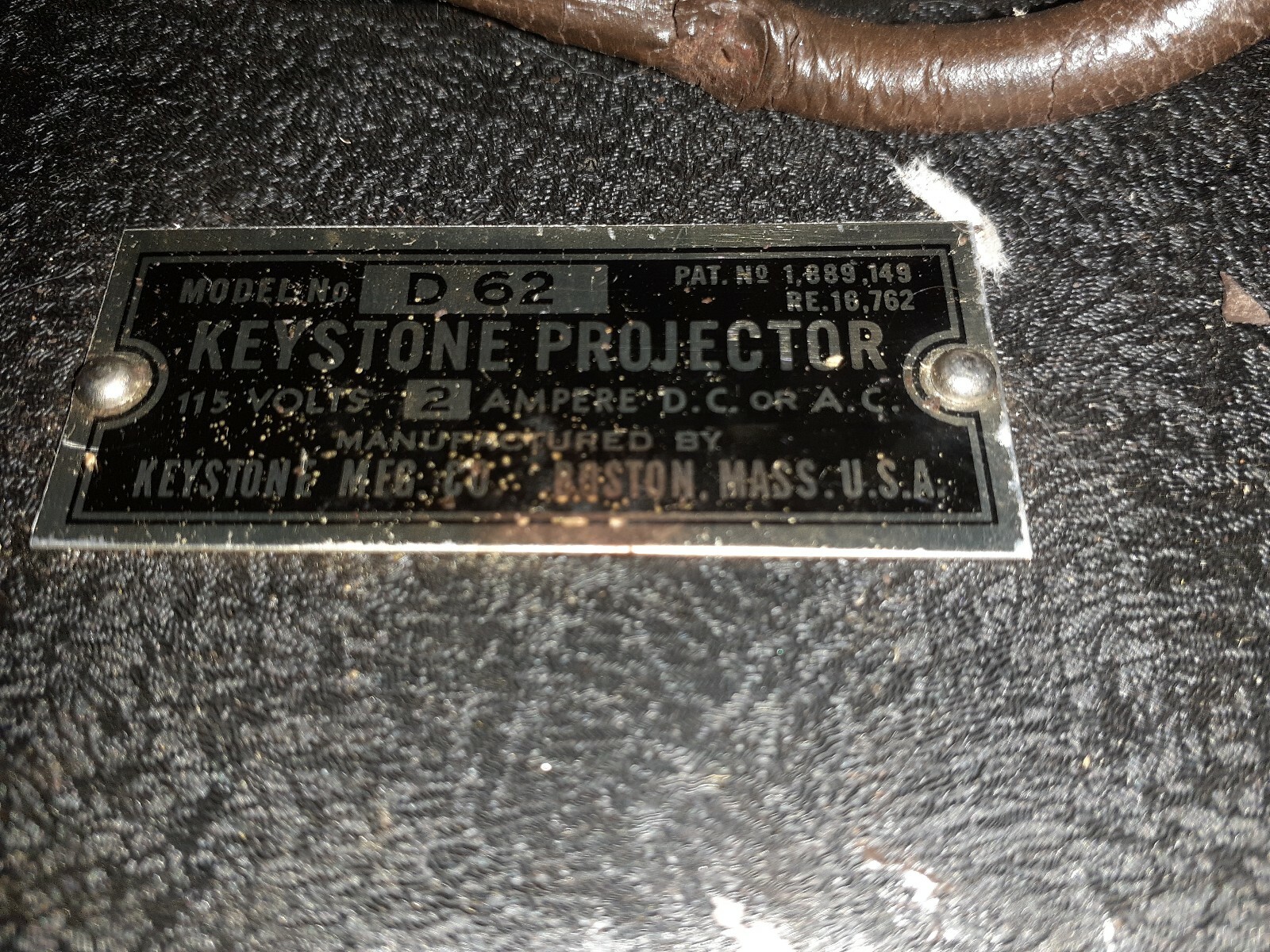 Keystone Kinescope Film Projector -16 MM -Model D62 in box with ...