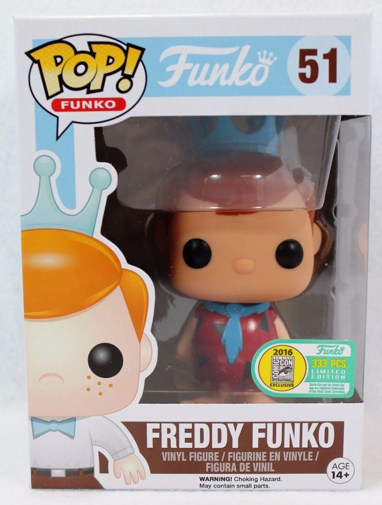 Funko Pop! Vinyl: Freddy Funko - Freddy Funko (as Fred Flintstone) (Red ...