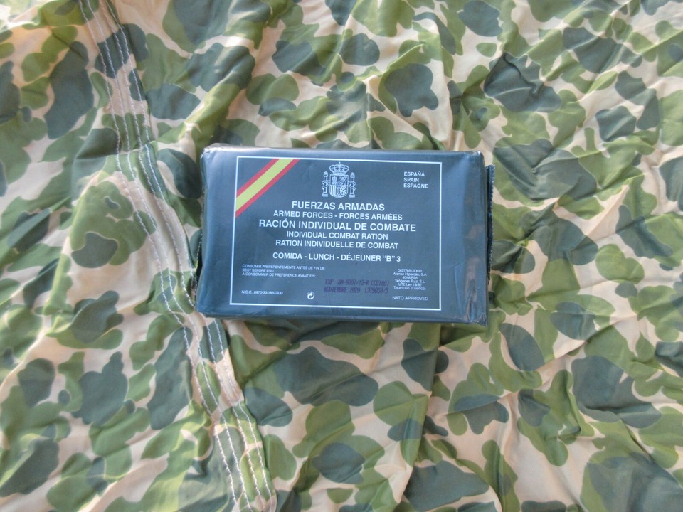 Spanish Army MRE Emergency Food EPA Ration Menu | eBay