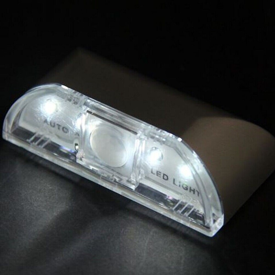 Auto PIR Motion Sensor LED Wireless Door Keyhole Light Lamp Battery ...