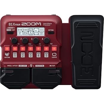 Used ZOOM Zoom B1X FOUR Bass Multi Effects with Red Pedal | eBay