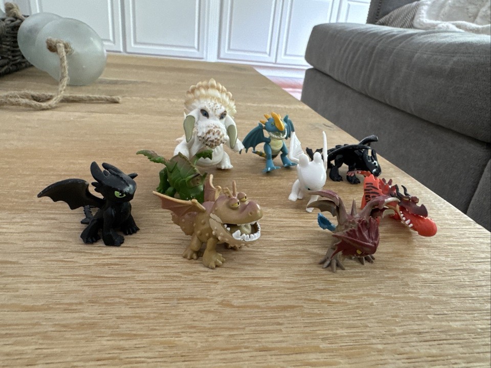 How To Train Your Dragon Mini Figures set of 9 | eBay
