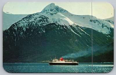 Vintage Canadian National Steamship SS Prince George Inside Passage ...