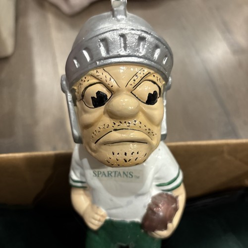 SPARTY Michigan State Spartans Football Mascot BPI Nodder Bobblehead | eBay