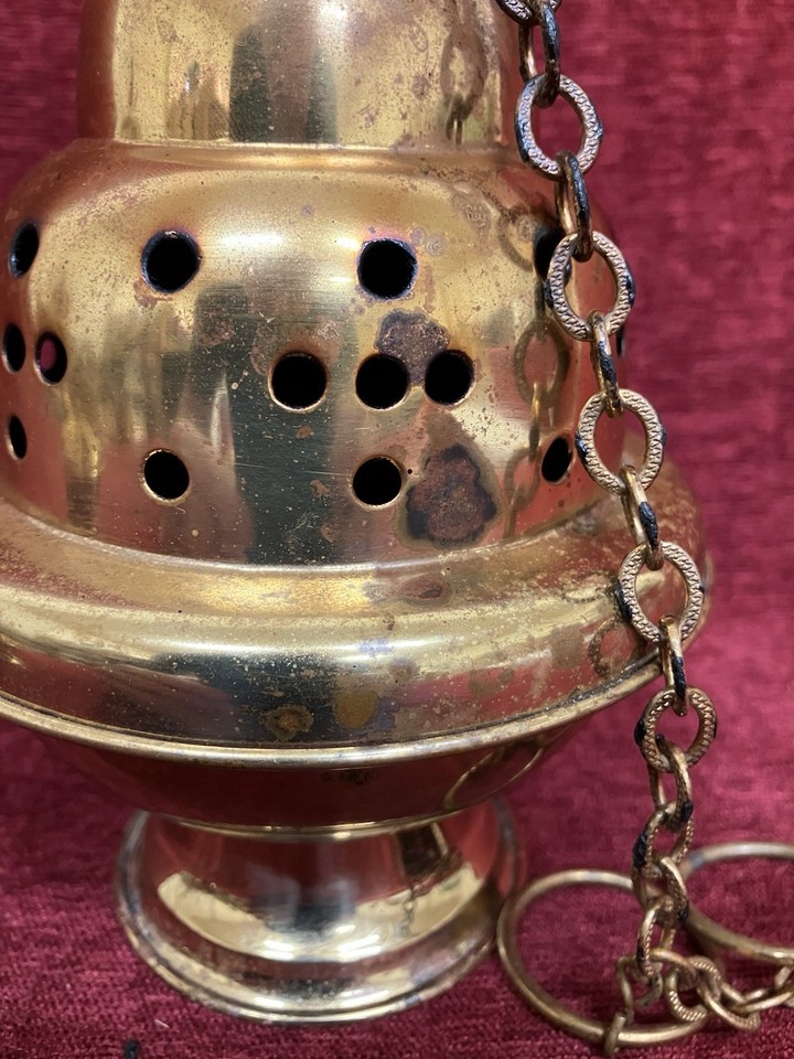 Censer Incense Burner & Boat Brass from Catholic Church 2 pcs | eBay