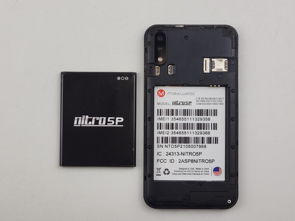 (USED) Maxwest Nitro 5P - 8GB - (GSM Unlocked) Dual SIM Android ...