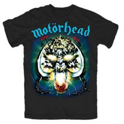 Motorhead T Shirt Overkill Officially Licensed Mens Black Tee Unisex ...
