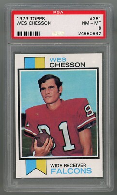 1973 Topps #281 Wes Chesson PSA 8 NM-MT #24980942 **TRX0822** | eBay