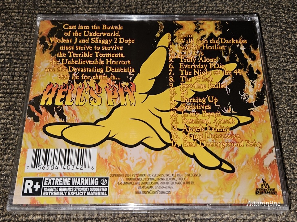 INSANE CLOWN POSSE: Hell's Pit CD Sealed European RARE 2004 | eBay