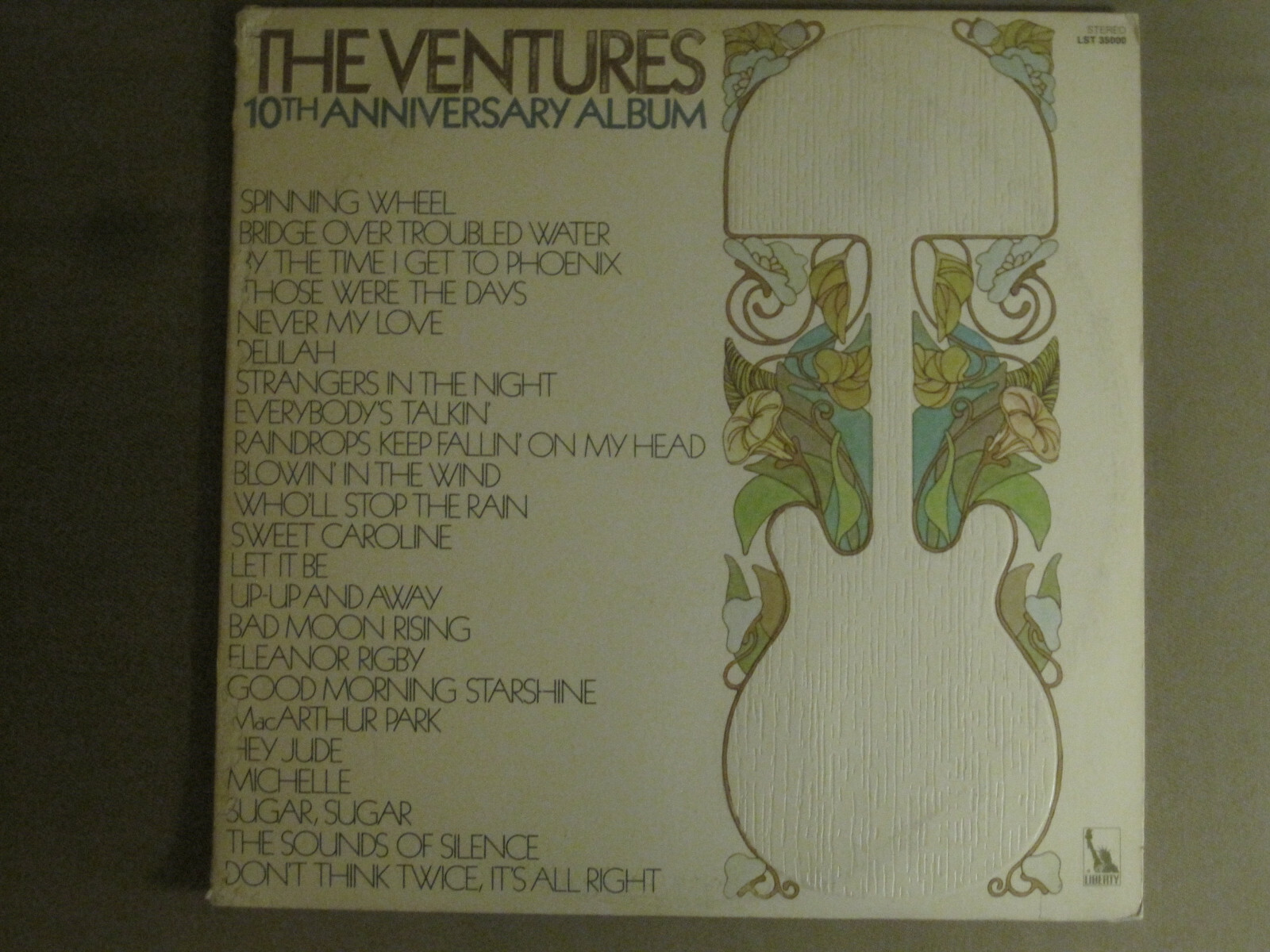 THE VENTURES 10TH ANNIVERSARY ALBUM 2LP 1970 LIBERTY LST-35000 SURF ...