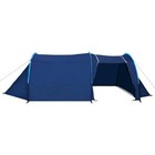 Waterproof Camping Tent 4 Persons Navy Blue/Light Blue | eBay