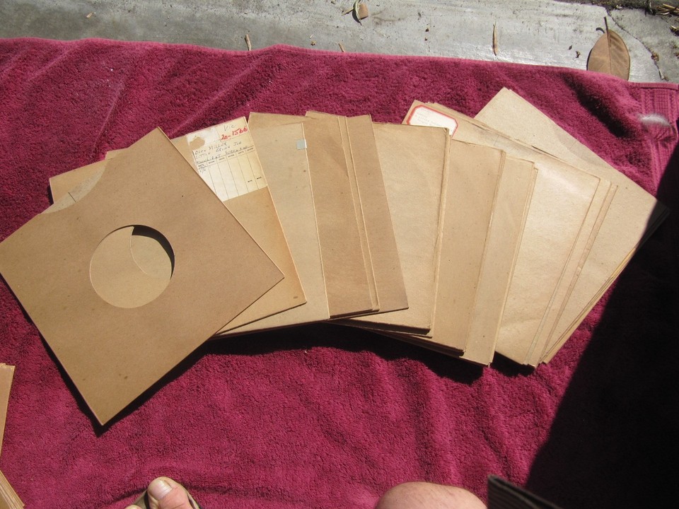 29x Heavy Duty 10" Library Cardboard RECORD SLEEVES 78 RPM Storage Jazz ...