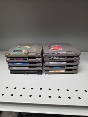 NINTENDO NES Game Lot - 10 Games- Used Cartridges Only Lot #6 | eBay