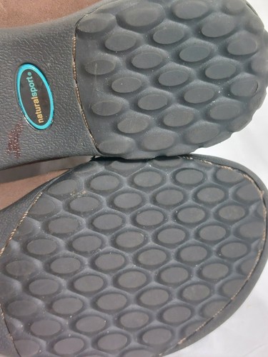 Women's Dr. Scholl's Natural Sport Concord Brown Leather Gel Slip Shoes ...