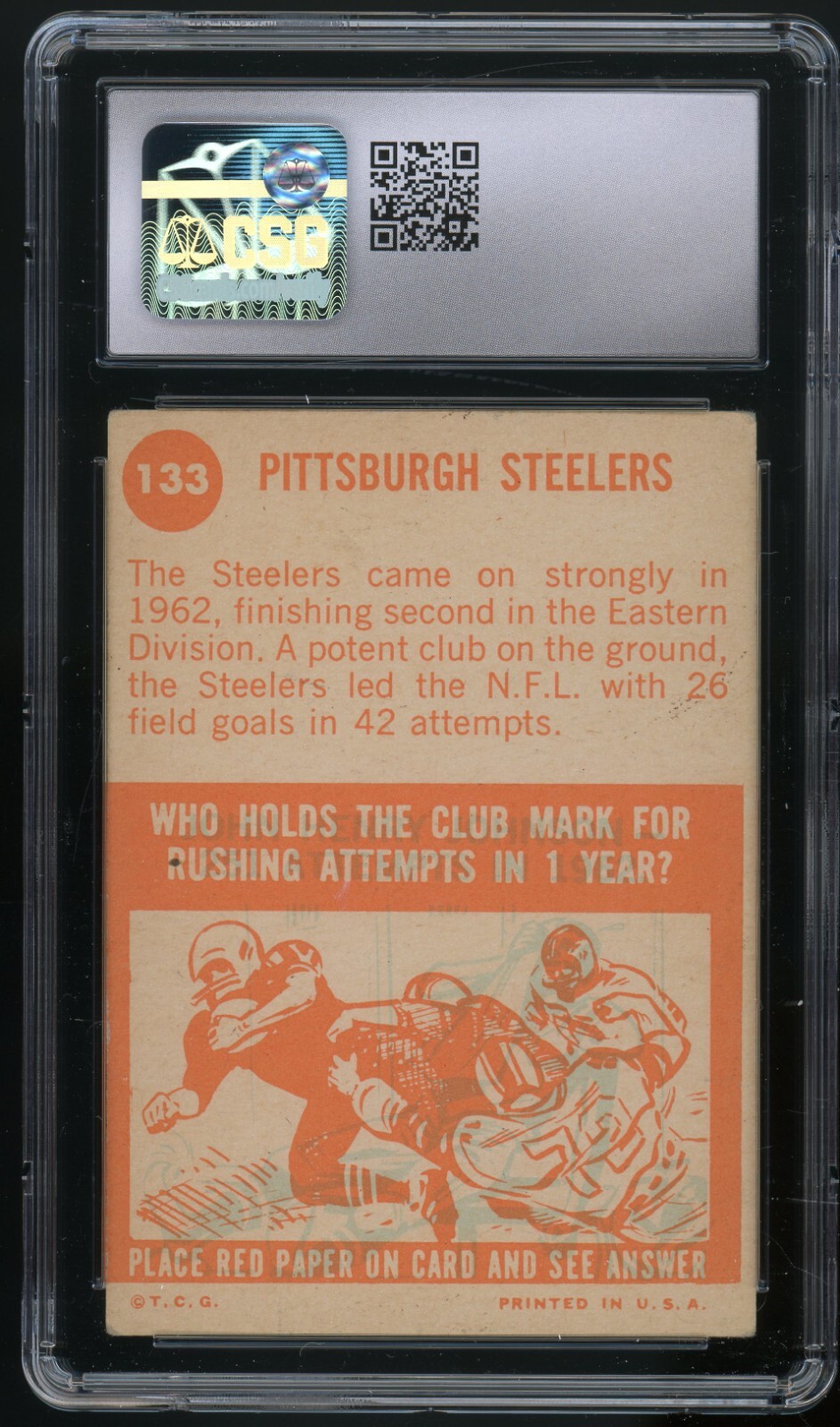 1963 Topps - Pittsburgh Steelers #133 for sale online | eBay