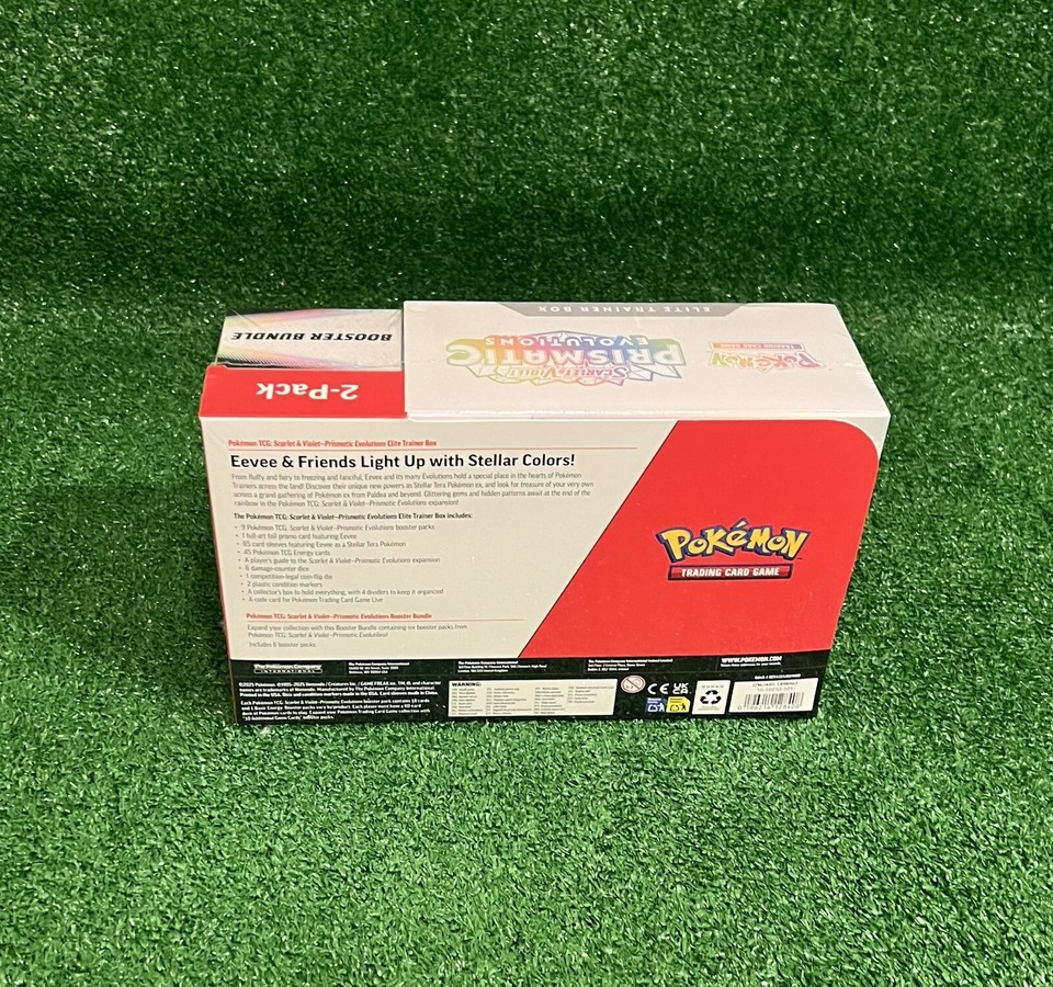 Pokemon Prismatic Evolutions Elite Trainer Box & Booster Bundle ...