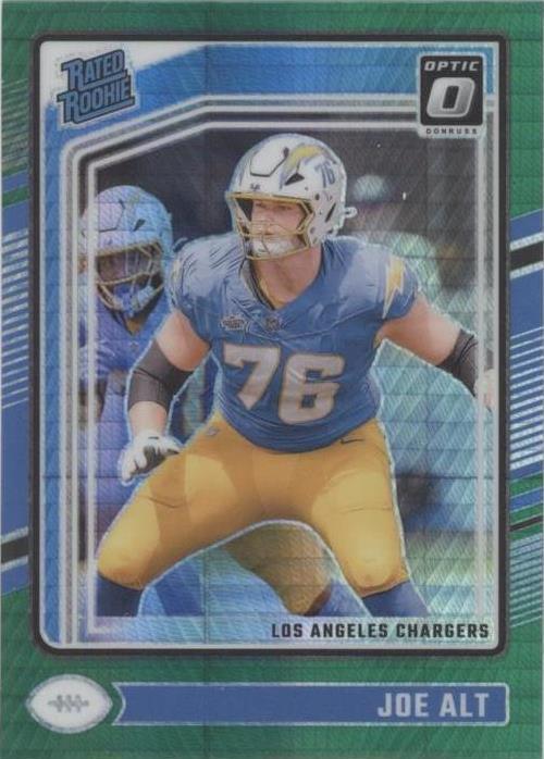 2024 Panini Donruss Optic - Rated Rookie Joe Alt #254 Green Hyper Prizm ...