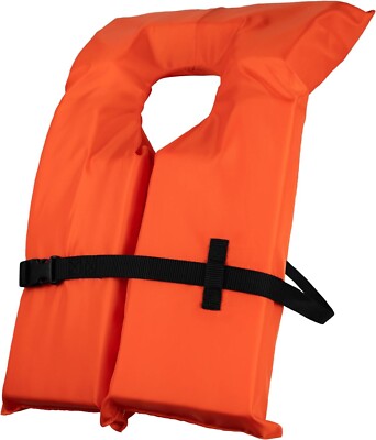 Bluestorm Type II Adult Universal Keyhole Life Jacket Vest PFD - USCG ...