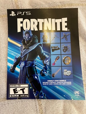 Fortnite Cobalt Star Bundle with 1000 V-Bucks PS5 Code Voucher | eBay