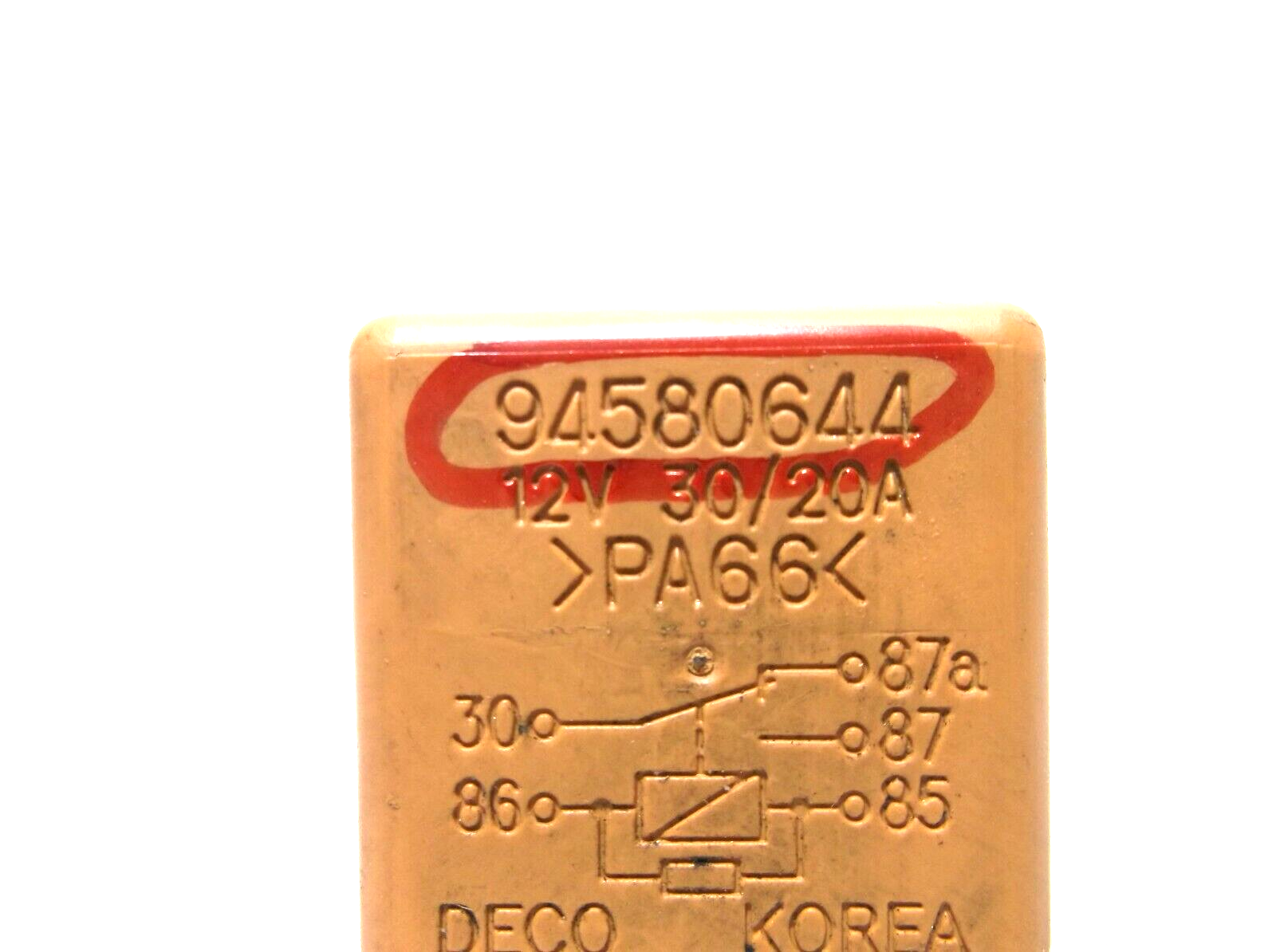 CHEVROLET/ SATURN/ DECO/ FUEL PUMP/ 5 PRONG RELAY/ PART# 94580644 | eBay