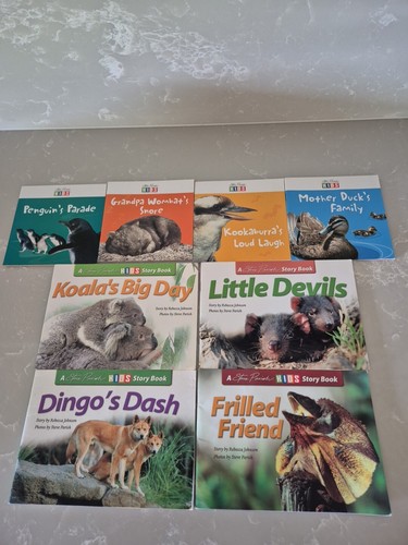 8 Steve Parish Books Devil Koala Dingo Lizard Penguin Wombat Kookaburra ...