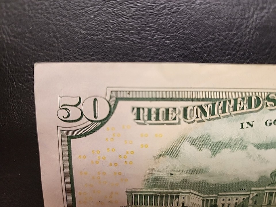 Rare Serial Numbers with 666 at the end $50 Dollar Bill Rare Notes ...
