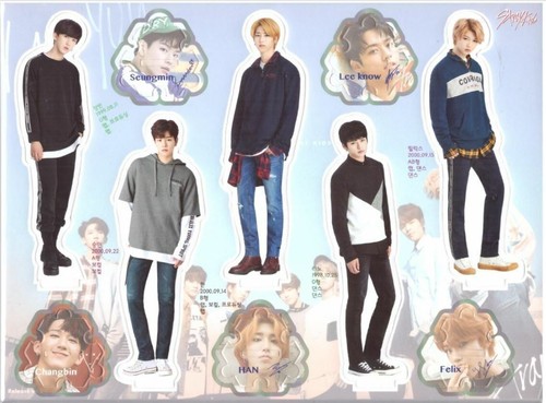 StrayKids Standee Set-Miniature Standing Paper Dolls 01 K-POP | eBay