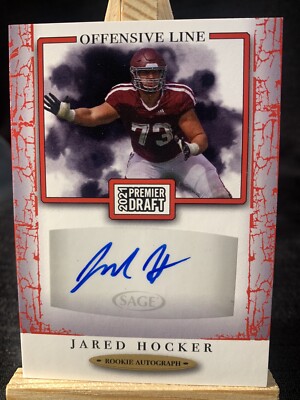 2021 Sage Premier Draft - Autographs Red #A178 Jared Hocker (AU, RC) | eBay