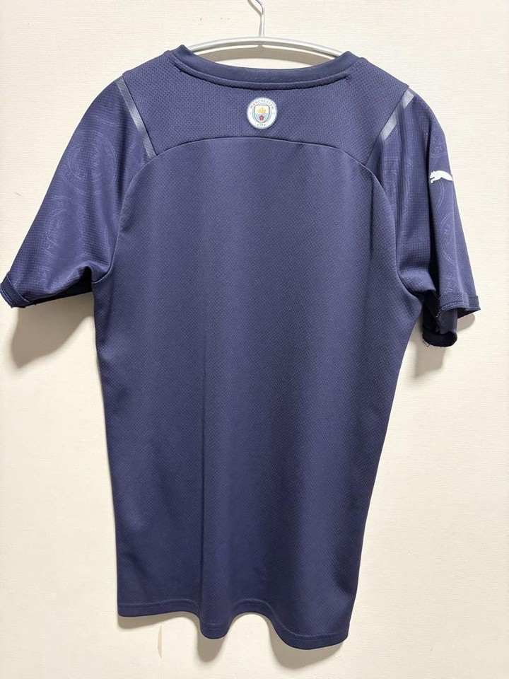 PUMA Manchester City 21-22 3rd Jersey Navy S Etihad Airways Logo | eBay