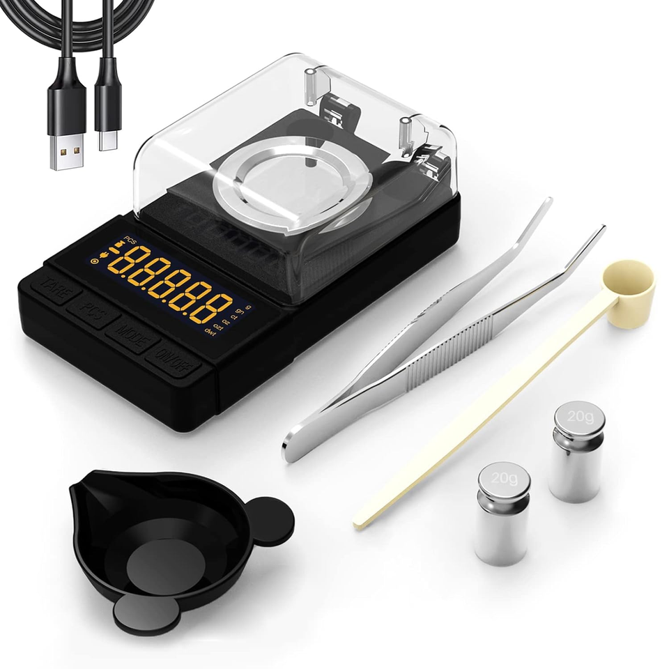 Digital Milligram Scale 50G/0.001G, Compact Mg Scale with 20G ...