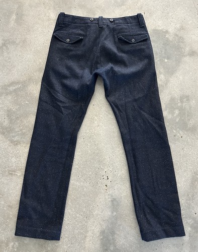 RRL Ralph Lauren Military Field Trousers Pants Marled Textured Fabric ...