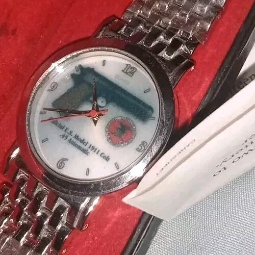 NRA 1911 Colt . 45 Automatic Gun Watch | eBay