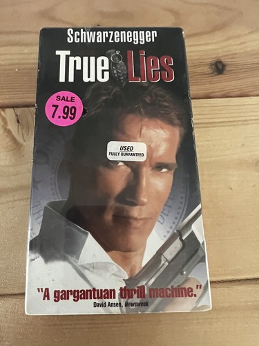 True Lies (VHS, 1995) New Sealed Arnold Schwarzenegge 86162864032| eBay