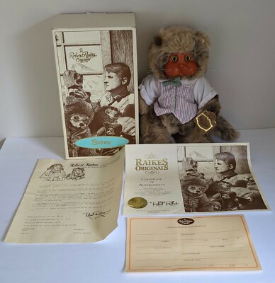 Robert Raikes Bears "Sidney" the Cat w/ Original Box and certificate | eBay