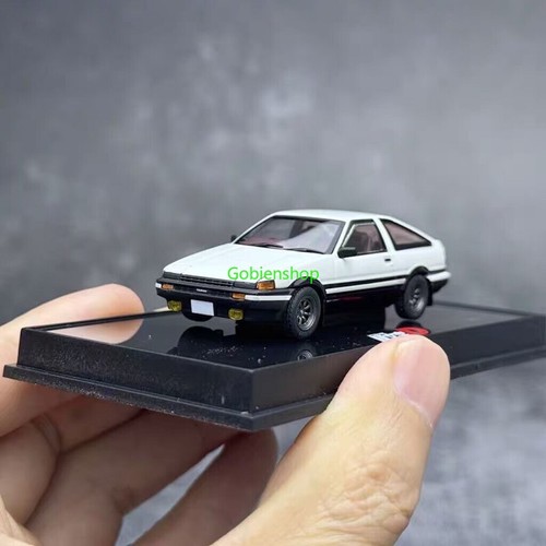 BA AUTOart 1:64 JDM White AE86 SPRINTER TRUENO Initial D Model Car ABS ...
