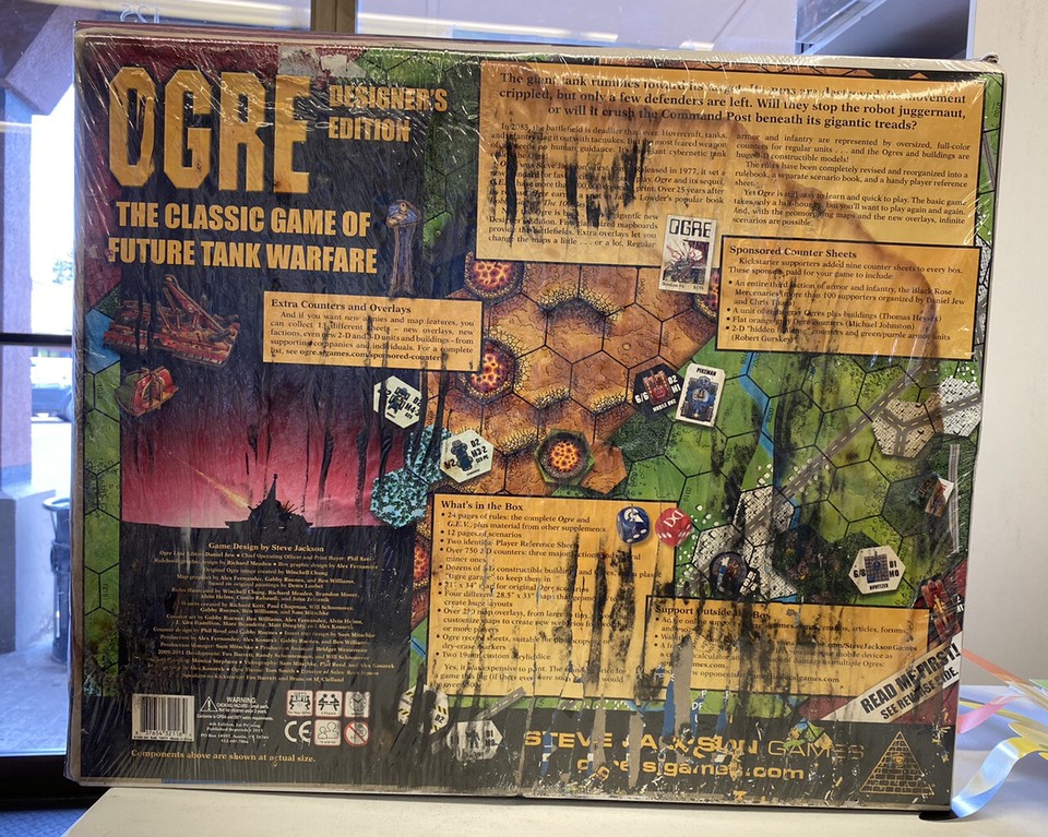OGRE DESIGNER'S EDITION 6th Edition 1st Printing 2013 NEW SEALED #B ...