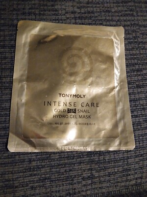 NEW Tonymoly Intense Care 24K Gold Snail Hydro Gel Mask Moisturizing ...
