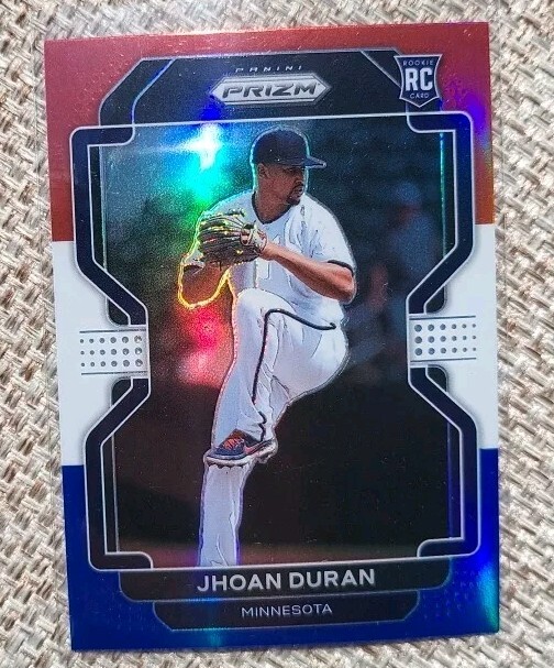 Jhoan Duran 2022 Panini Prizm Red White & Blue Prizm Parallel Rookie ...