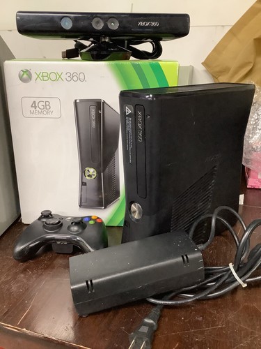 Open Box ‎Microsoft Xbox 360 E 4GB With 20 Gb Hard Drive And Kinect ...