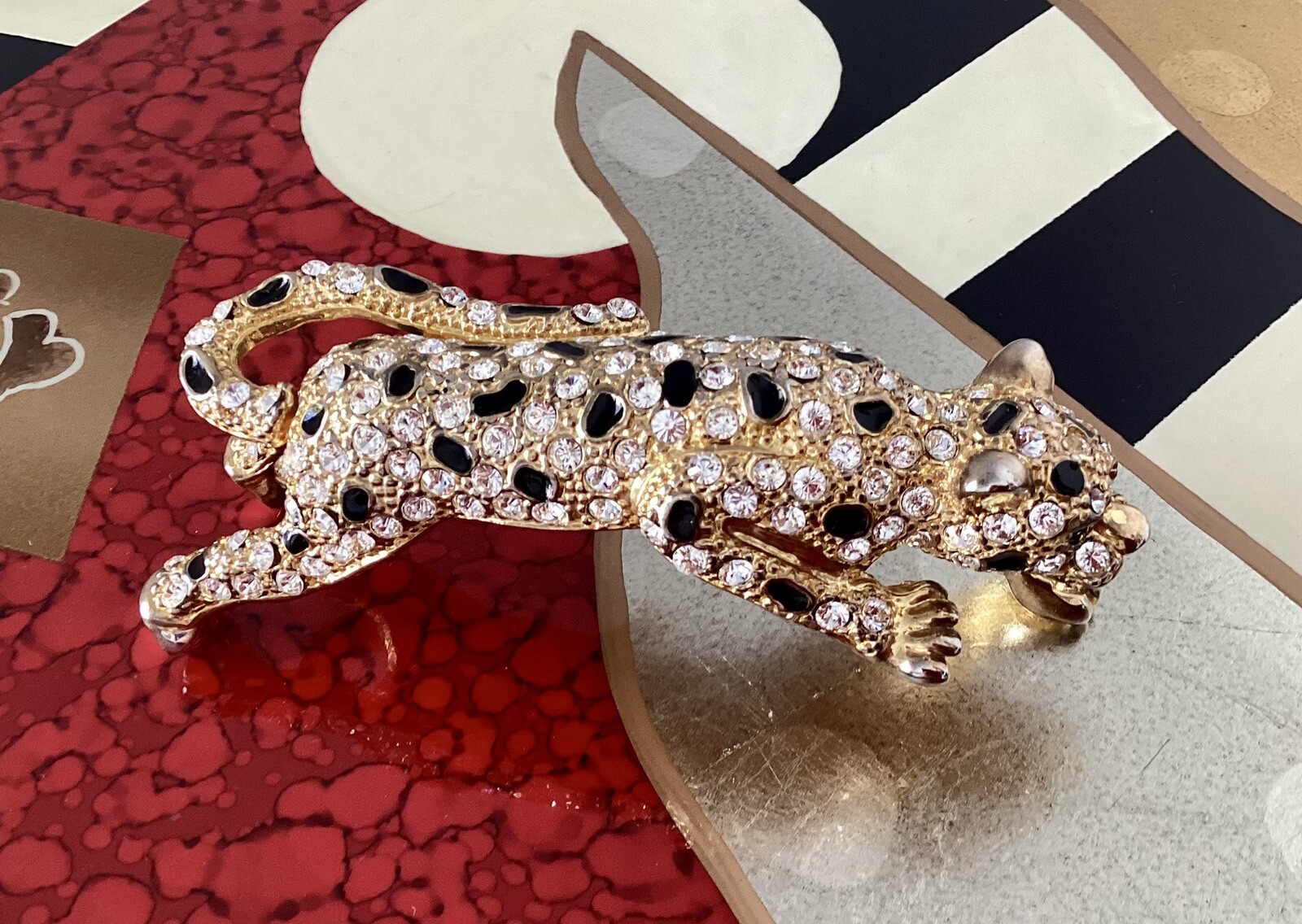 Collectable Large Vintage Leopard Brooch | eBay