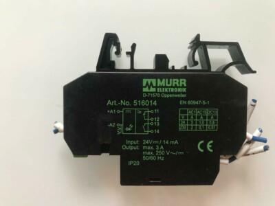 Murr Elektronik D-71570 Oppenweiler Analog Kupplung Komponente 516014 ...