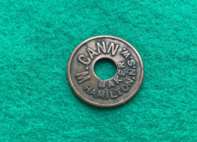 Australia One Loaf Bread Token W Cann Baker Hamilton NSW Coin E27 ...
