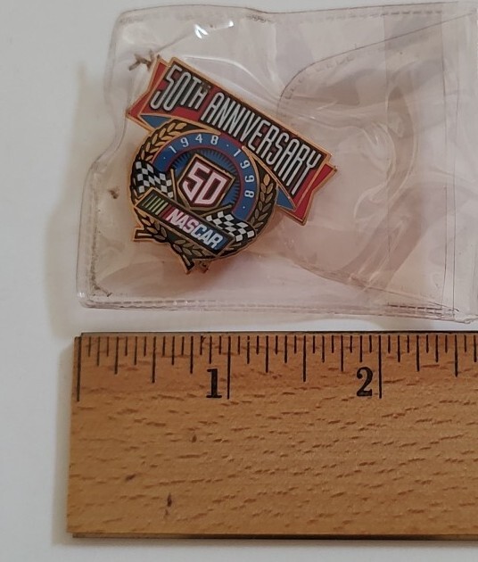 Nascar 1948-1998 - 50th Anniversary Button Pin - New | eBay