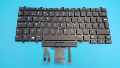 Keyboard SWE/FIN Dell Latitude 14 E5450 E7450 E5470 E7470 04PTC5 ...