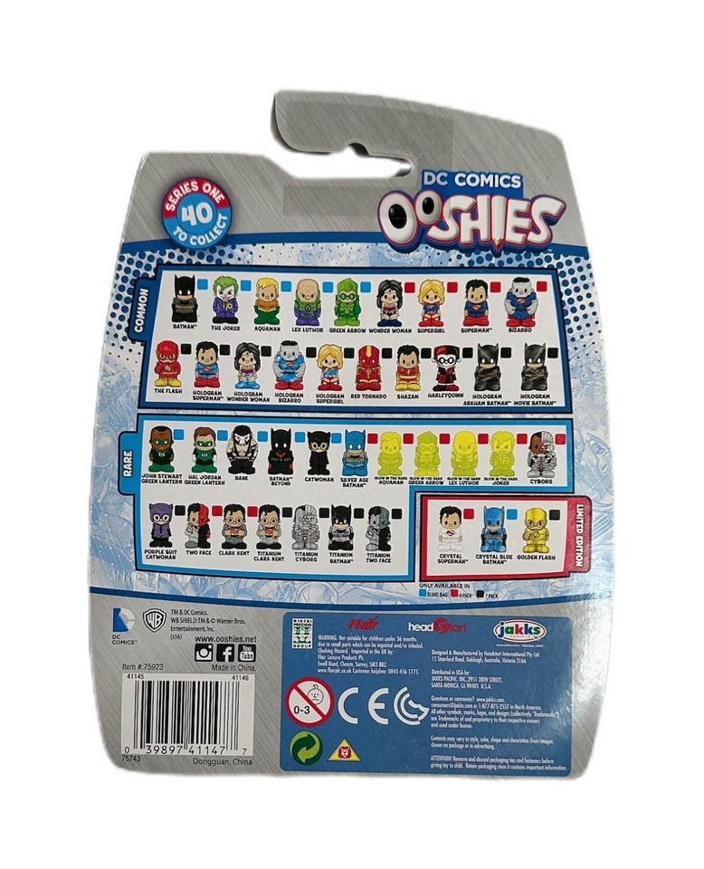 DC Comics Ooshies Pencil Toppers 4-Pack ️ Series 1 – Jakks Pacific | eBay