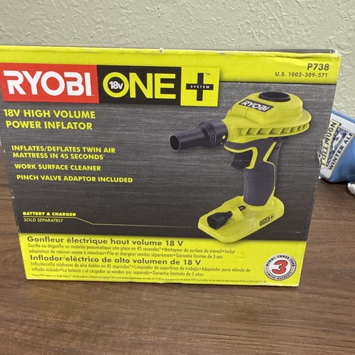 RYOBI P738 Green 18V ONE+ High Volume Power Inflator - Open box | eBay