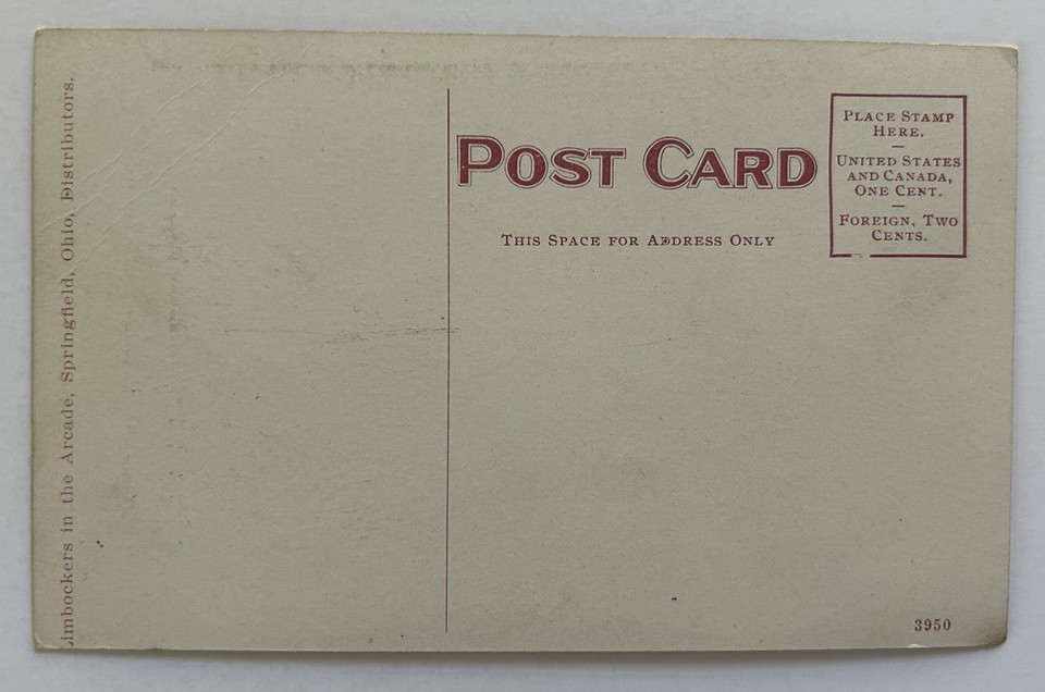 Interior of Arcade Springfield Ohio Vintage Postcard Early 1900s ...