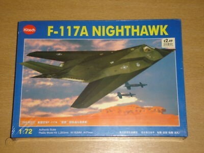 Kitech F-117A NIGHTHAWK Model Kit 1:72 Scale | eBay